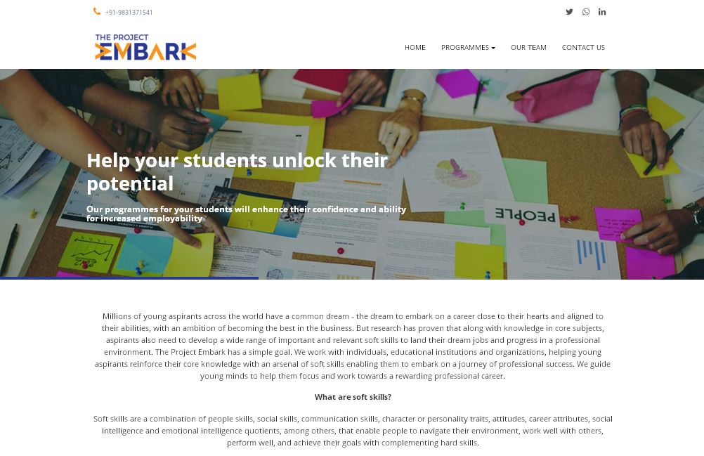 The Project Embark | PiedPiper.co.in